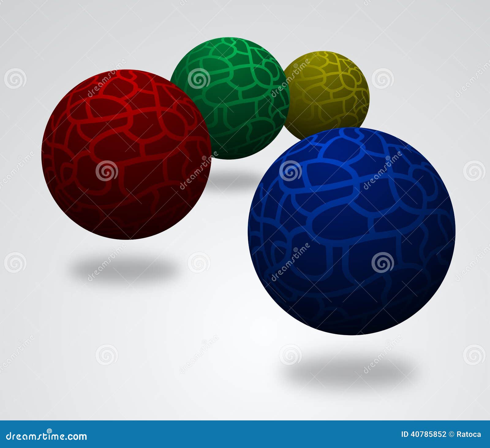 Color balls stock vector. Illustration of round, decoration - 40785852