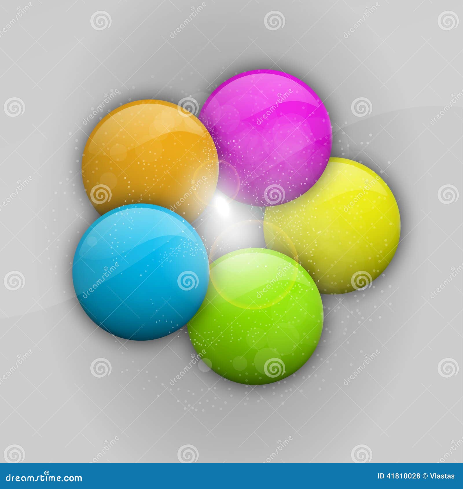 Color Balls stock vector. Illustration of digital, colored - 41810028