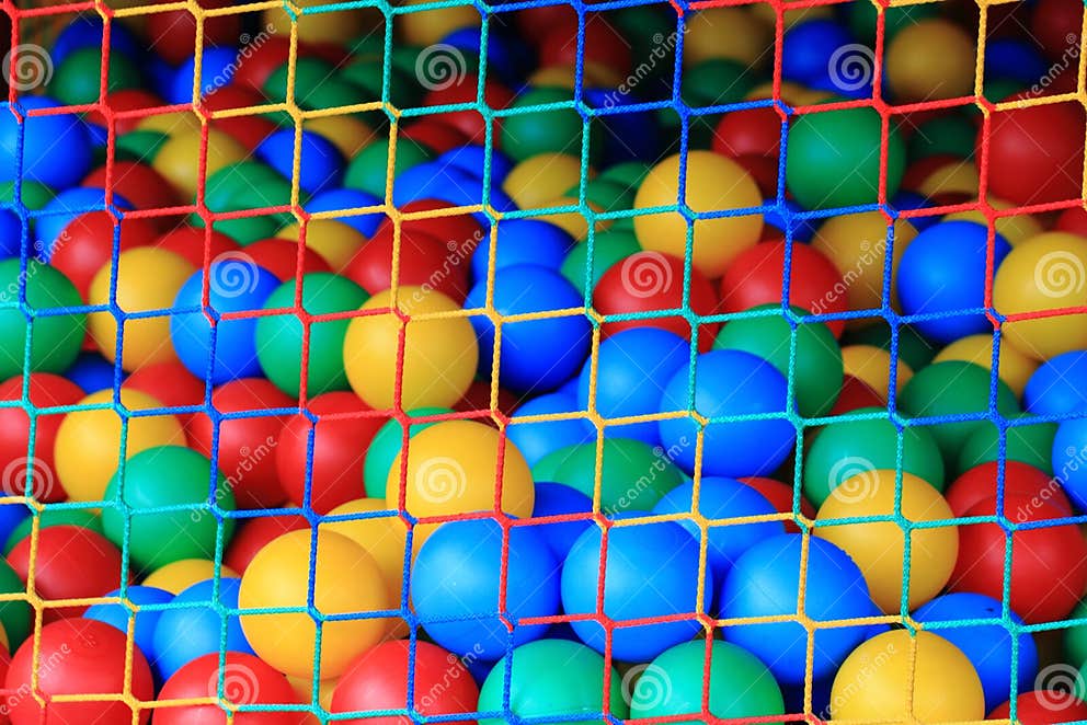 Color balls texture stock image. Image of playground - 93672225