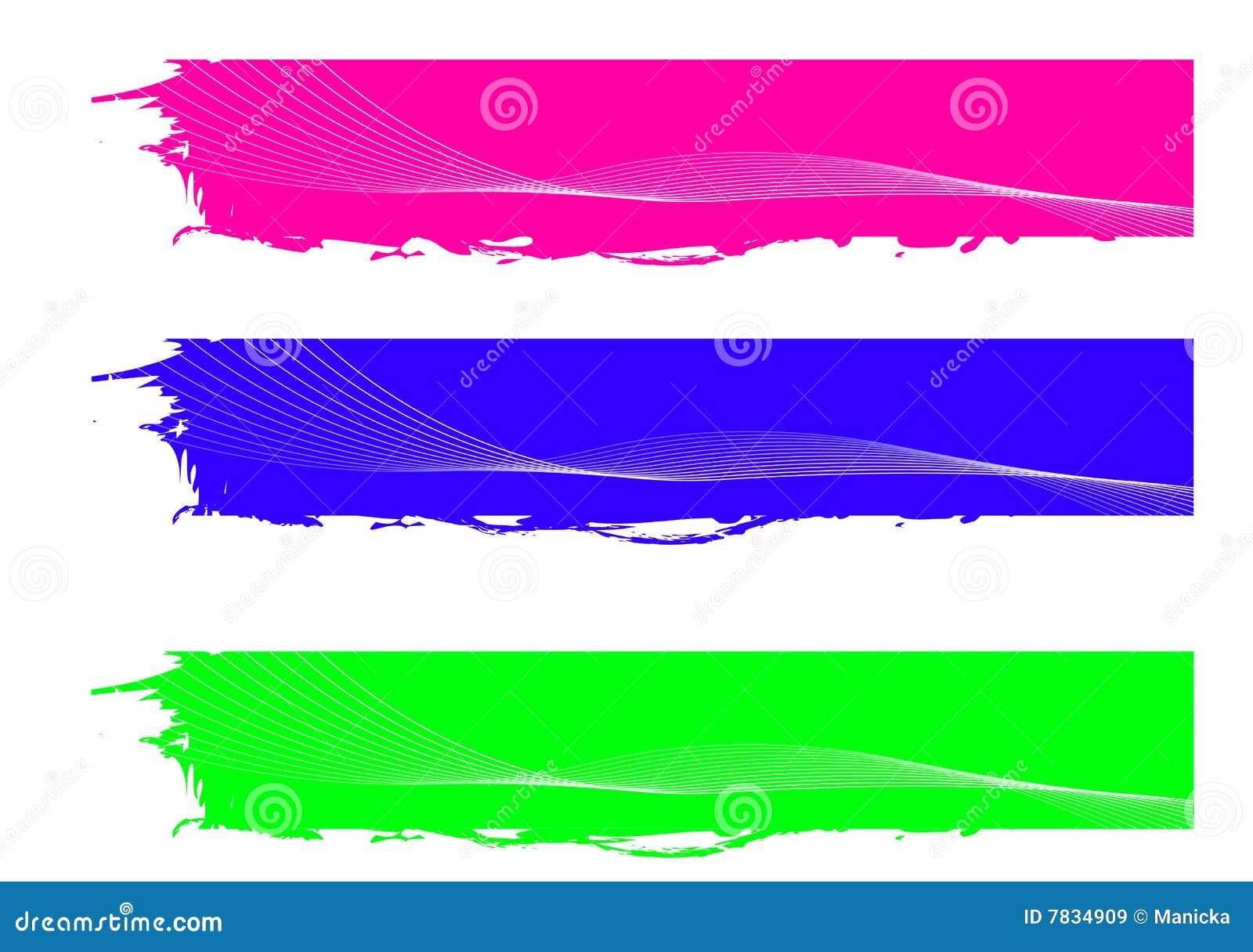 Color banner stock vector. Illustration of decoration - 7834909