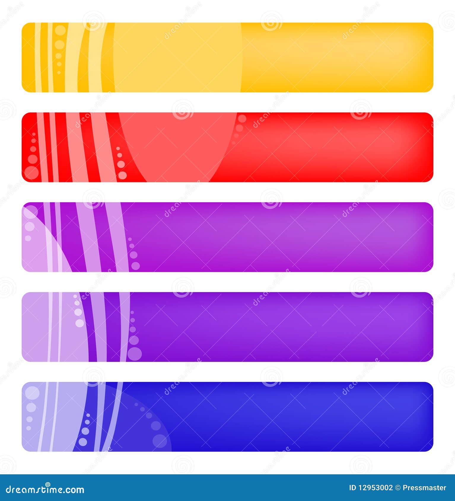 Color banners stock illustration. Illustration of ornament - 12953002