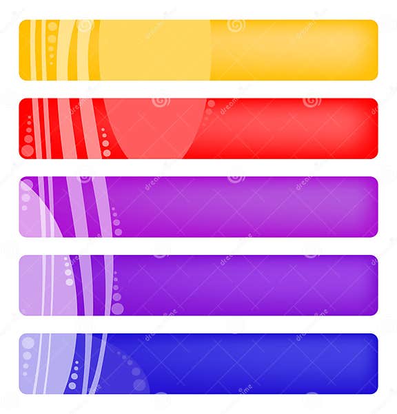 Color banners stock illustration. Illustration of ornament - 12953002