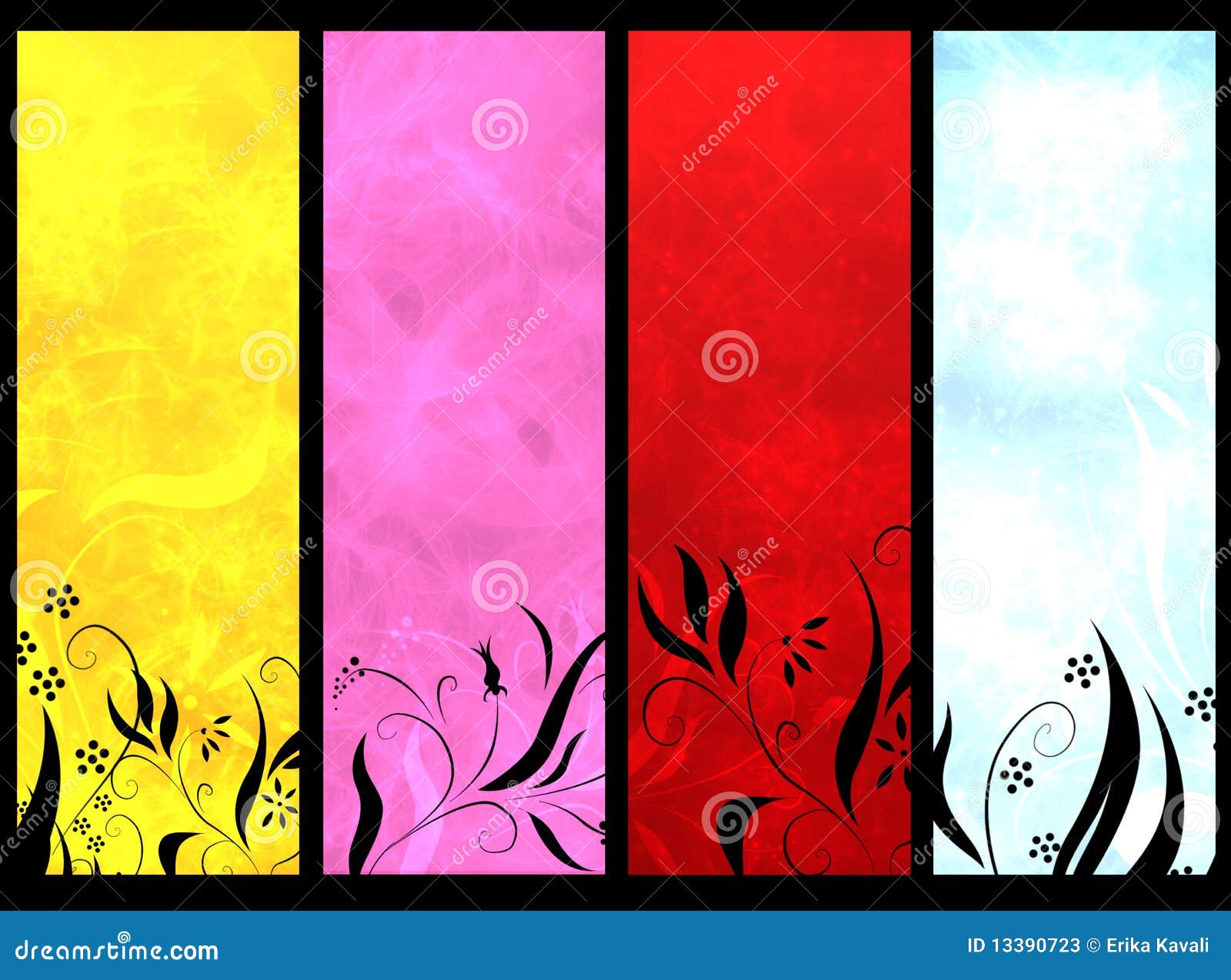 Color banners stock illustration. Illustration of card - 13390723