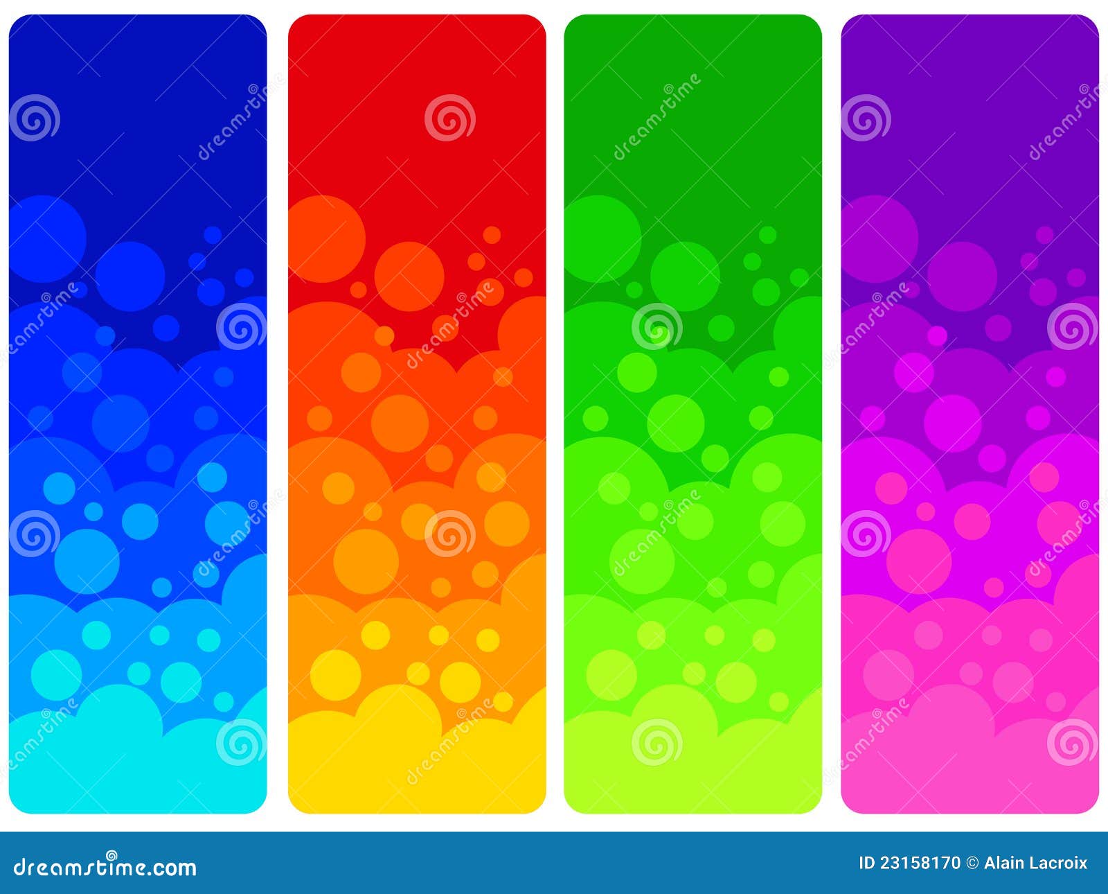 Color banners stock illustration. Illustration of lava - 23158170