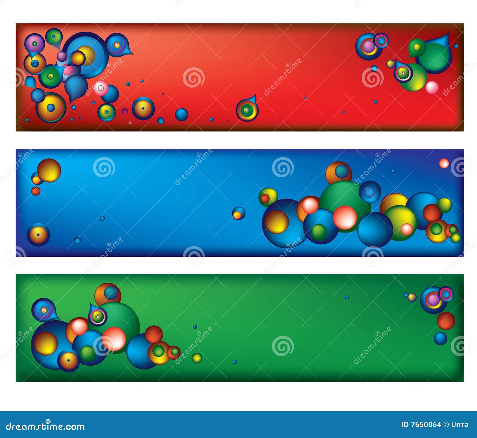 Color banners. stock vector. Illustration of concept, abstract - 7650064