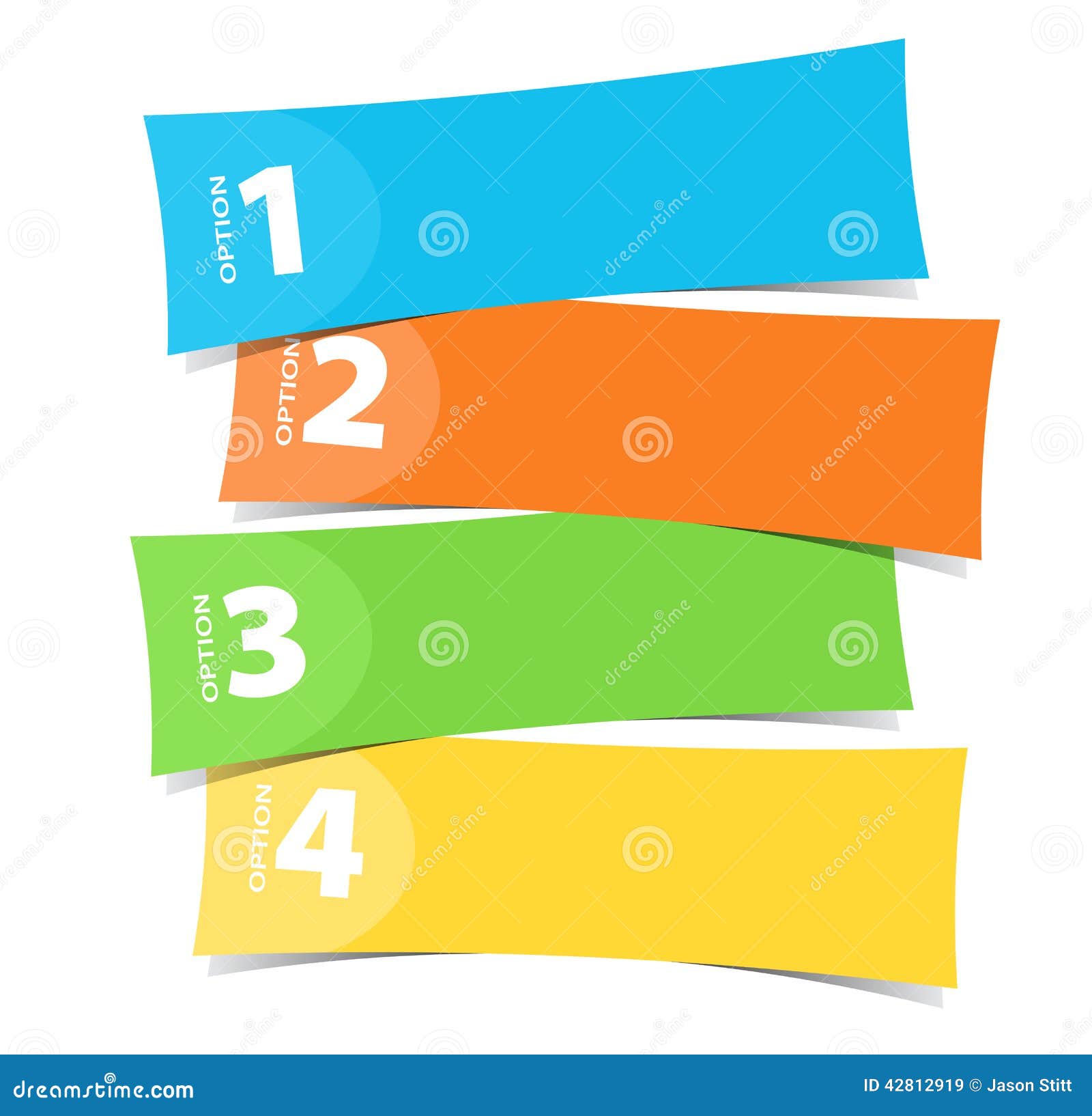Color Banners stock vector. Illustration of vector, design - 42812919