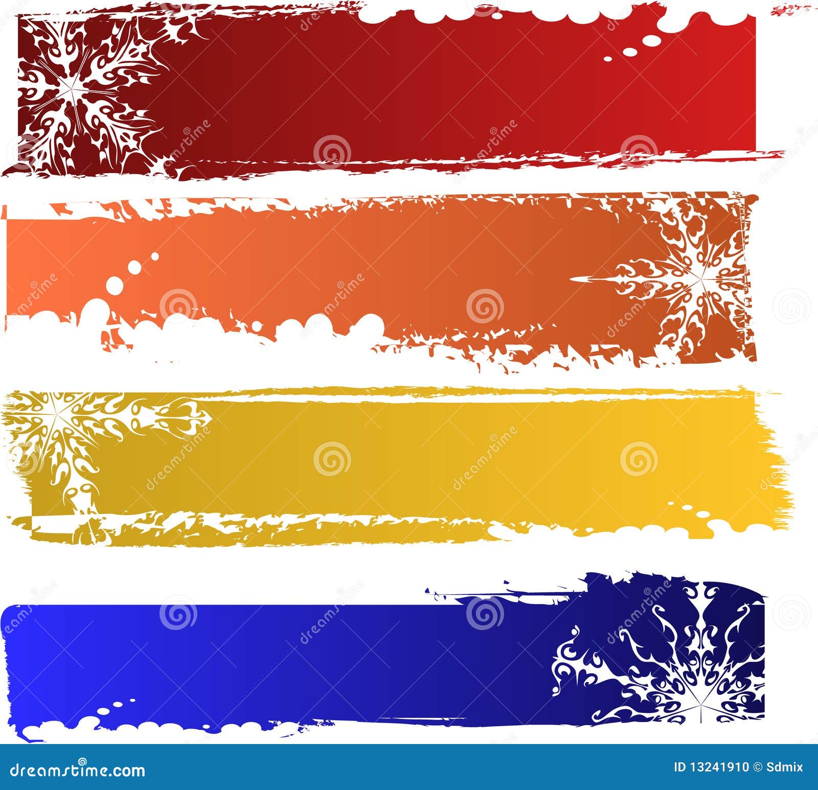Color banners set stock vector. Illustration of liquid - 13241910