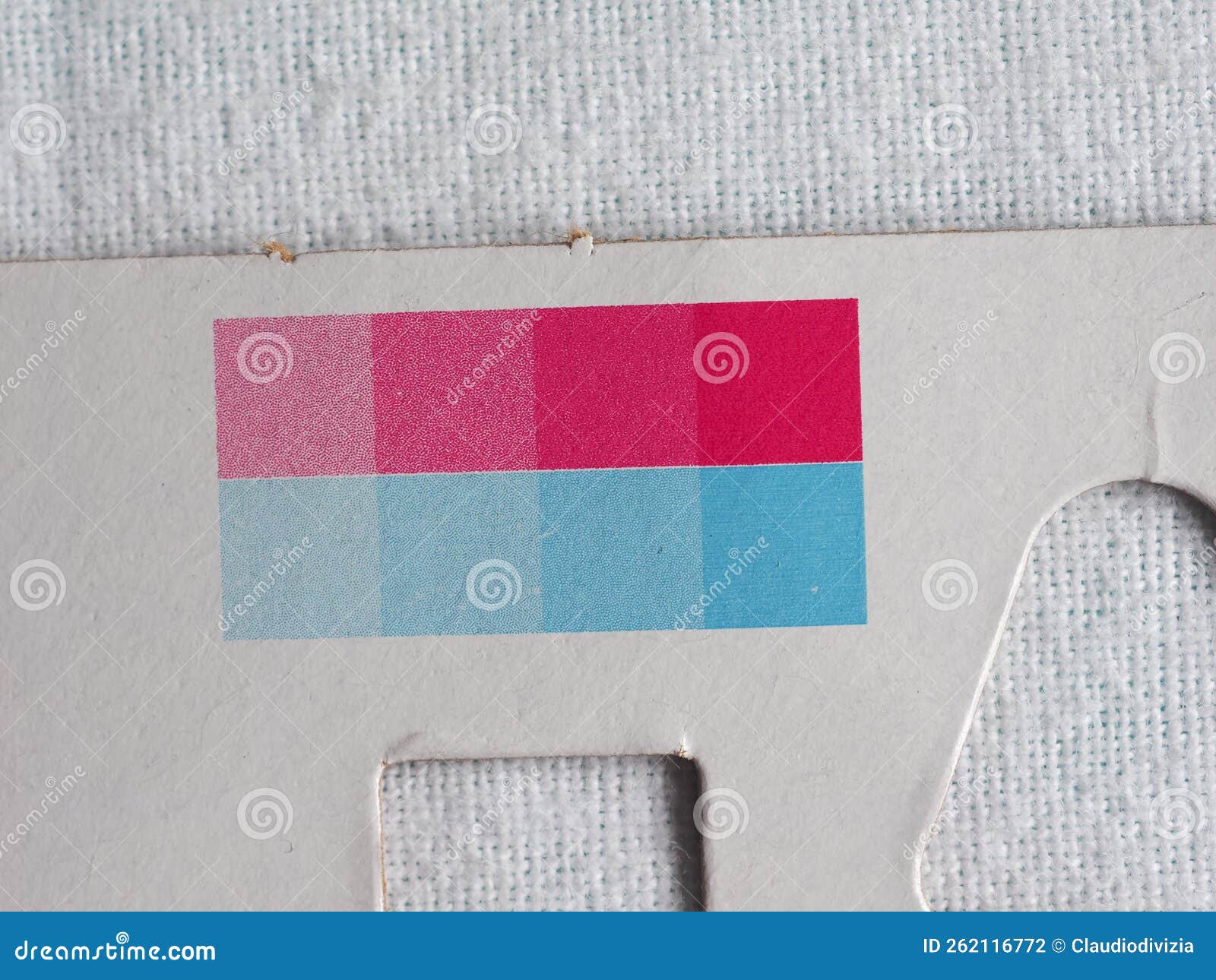 Color Bars for Print Quality Control Stock Photo - Image of pink, paper ...