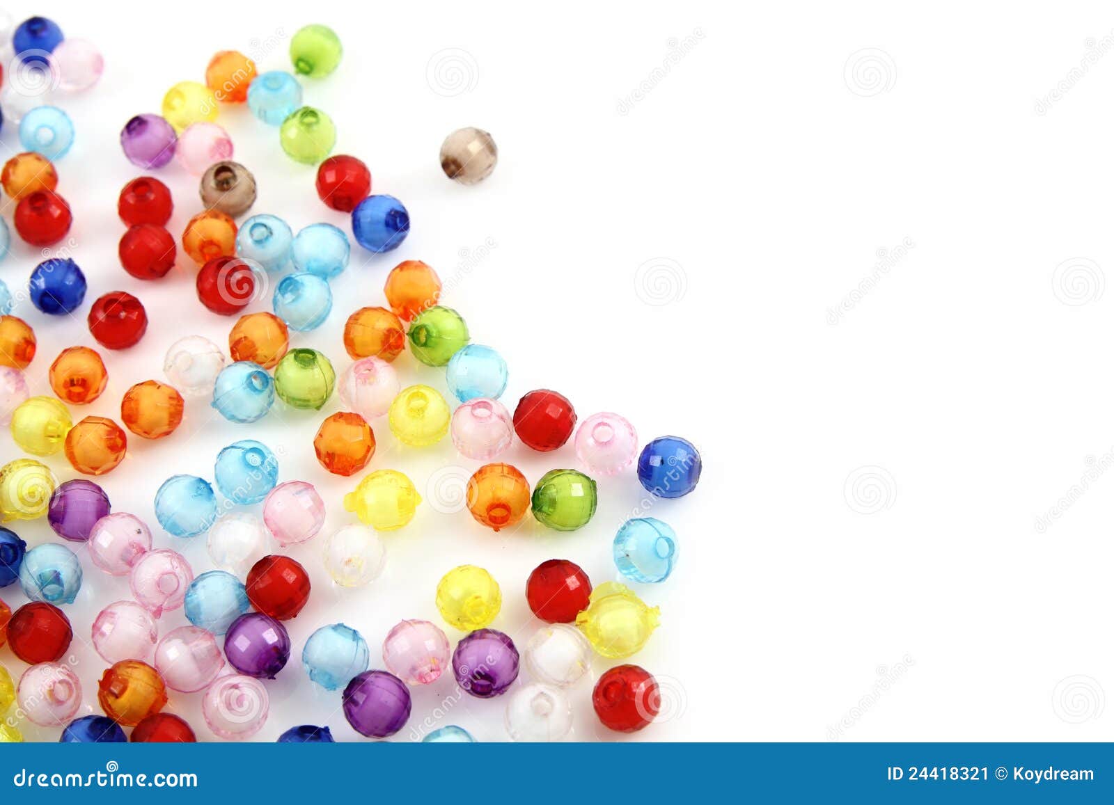 Color beads. stock image. Image of multi, wood, jewelry - 24418321