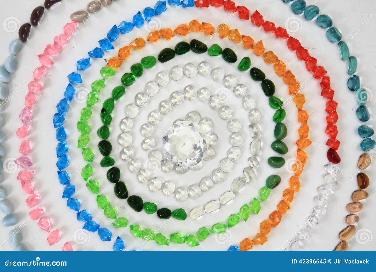Color Beads and Plastic Crystals Stock Image - Image of elegance ...