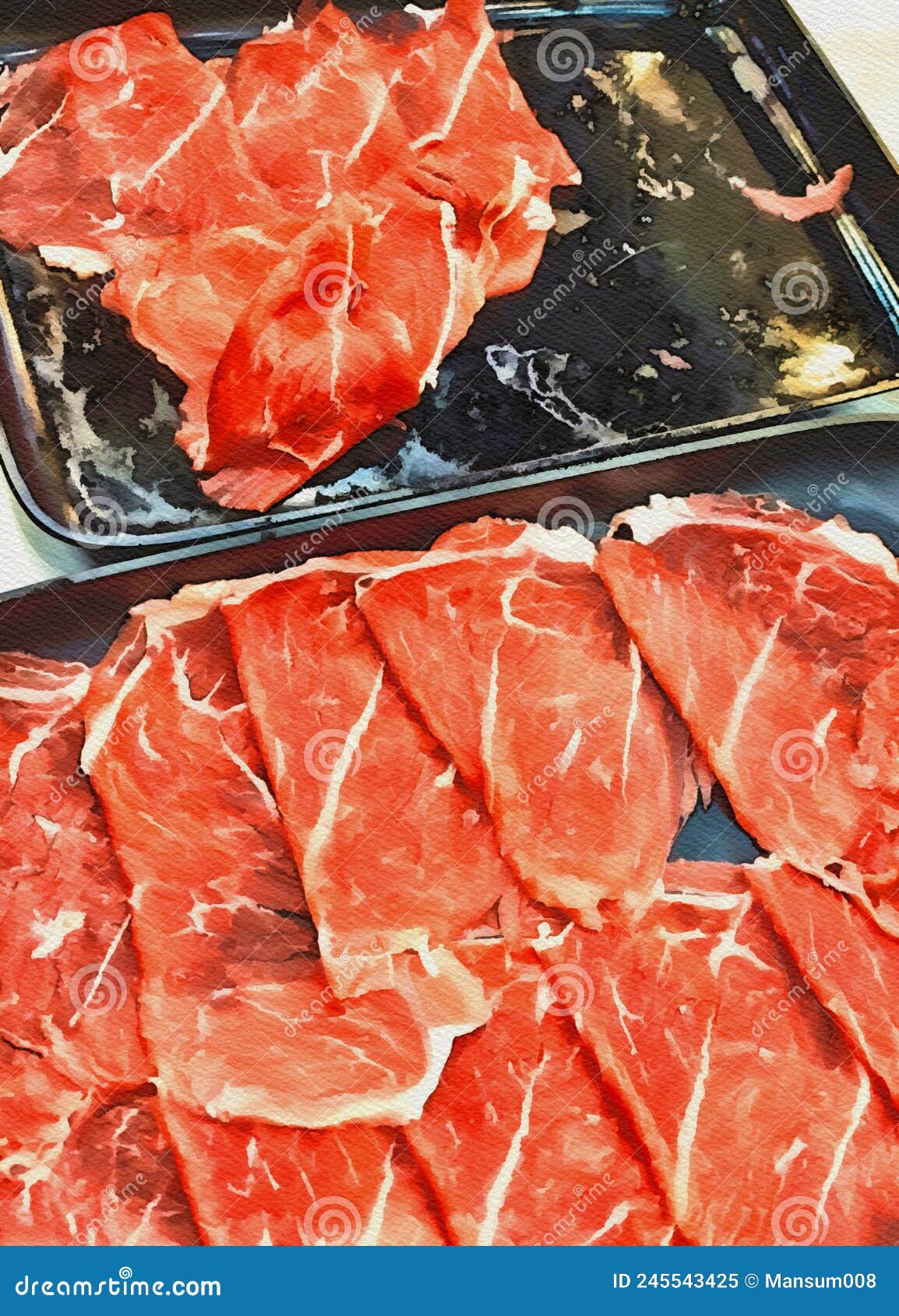 Color of beef for cooking stock image. Image of beautiful - 245543425