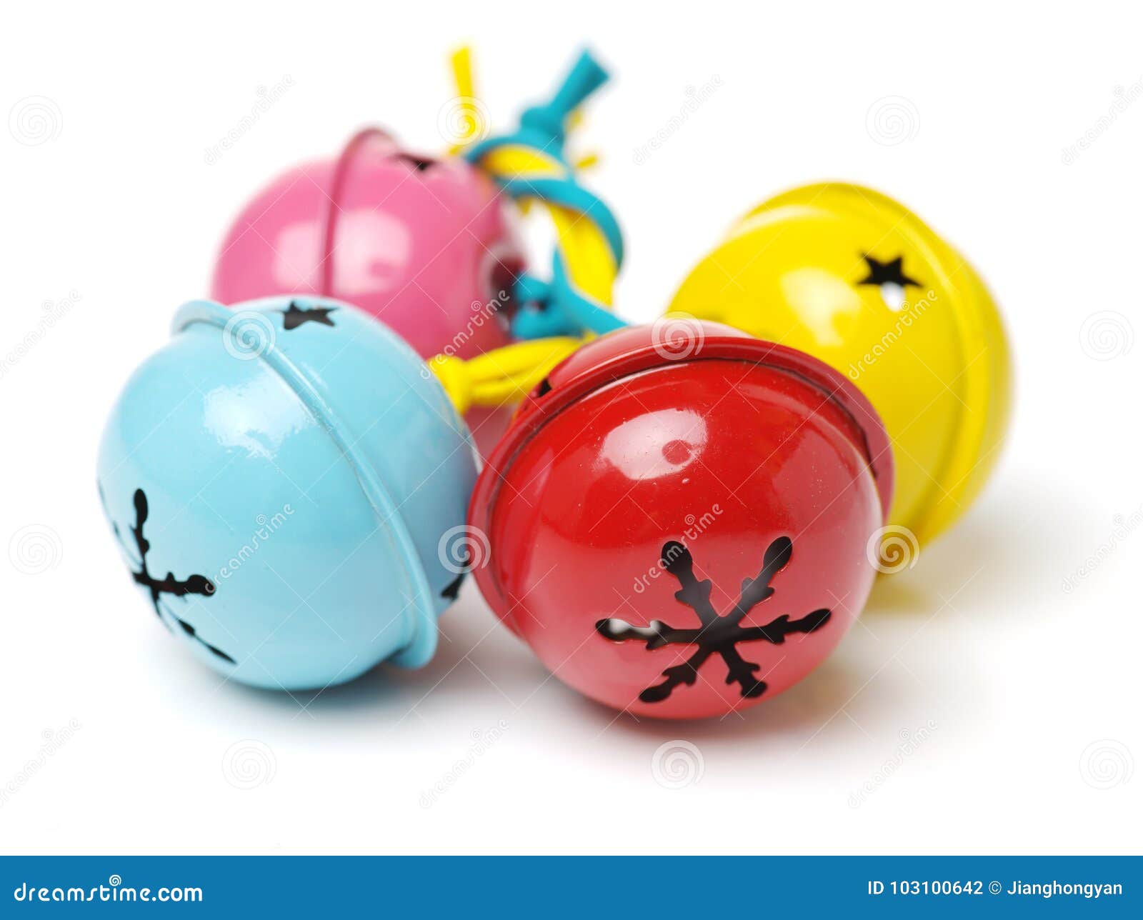 Color bells stock photo. Image of metal, golden, glossy - 103100642