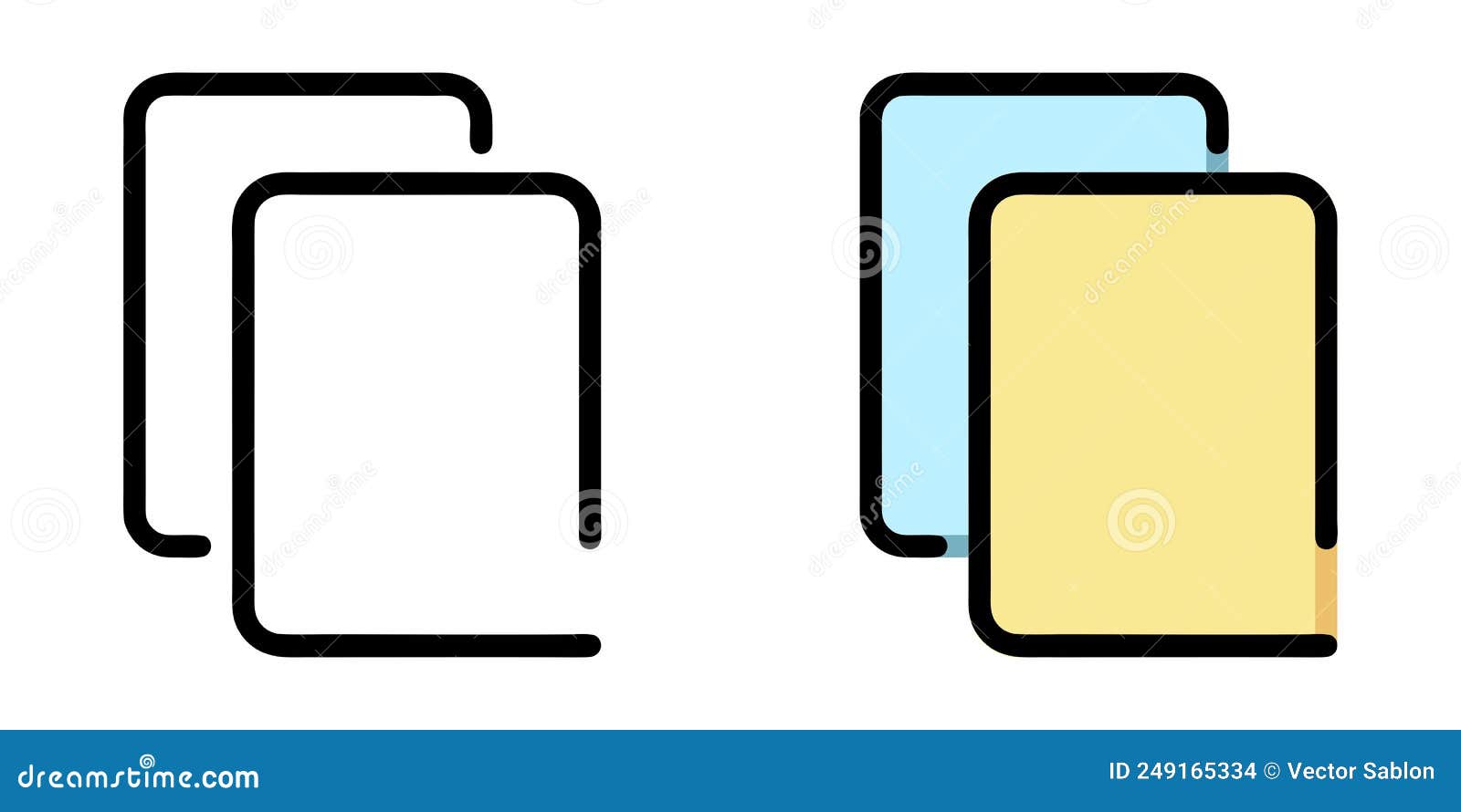 Cartoon Duplicate Businessman In His Head Vector Illustration ...