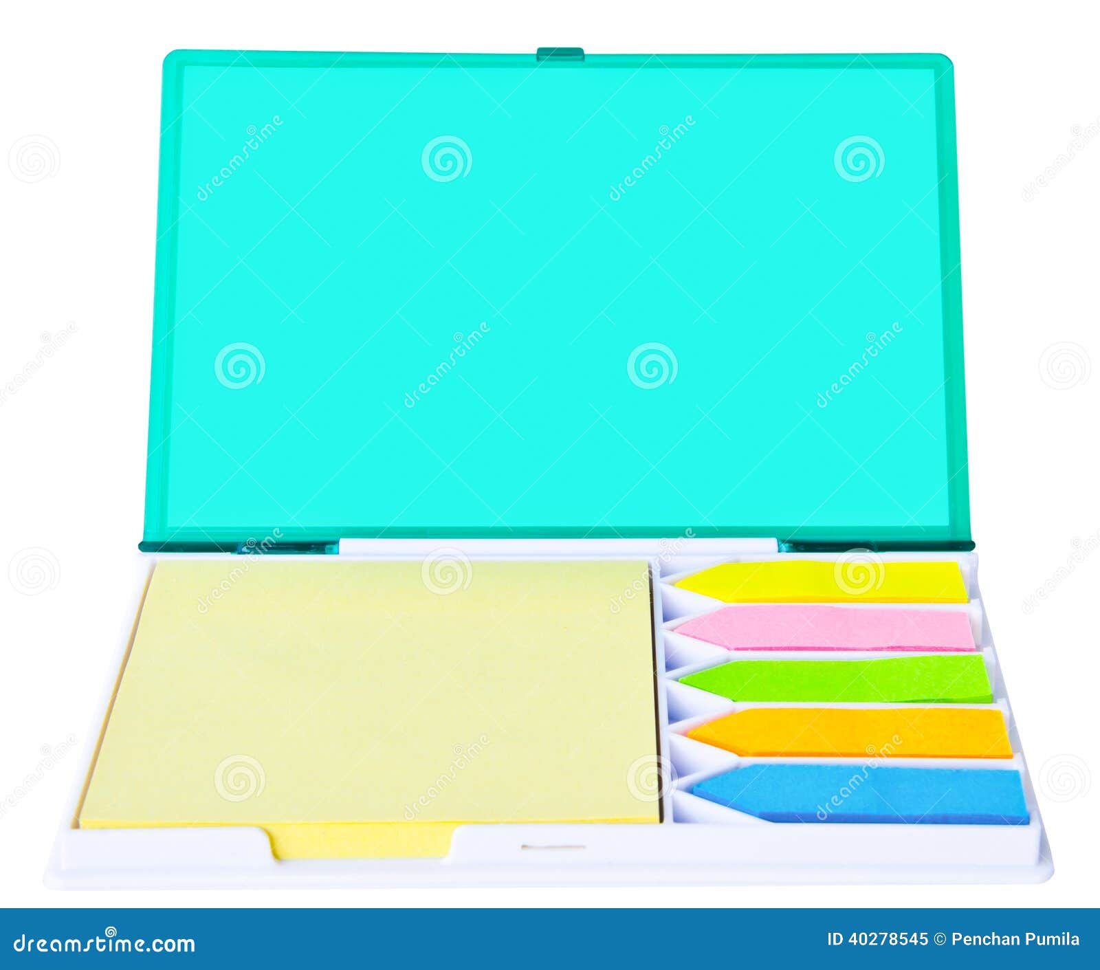 Color Blank Sticky Notes in Box Stock Image - Image of bright, bulletin ...
