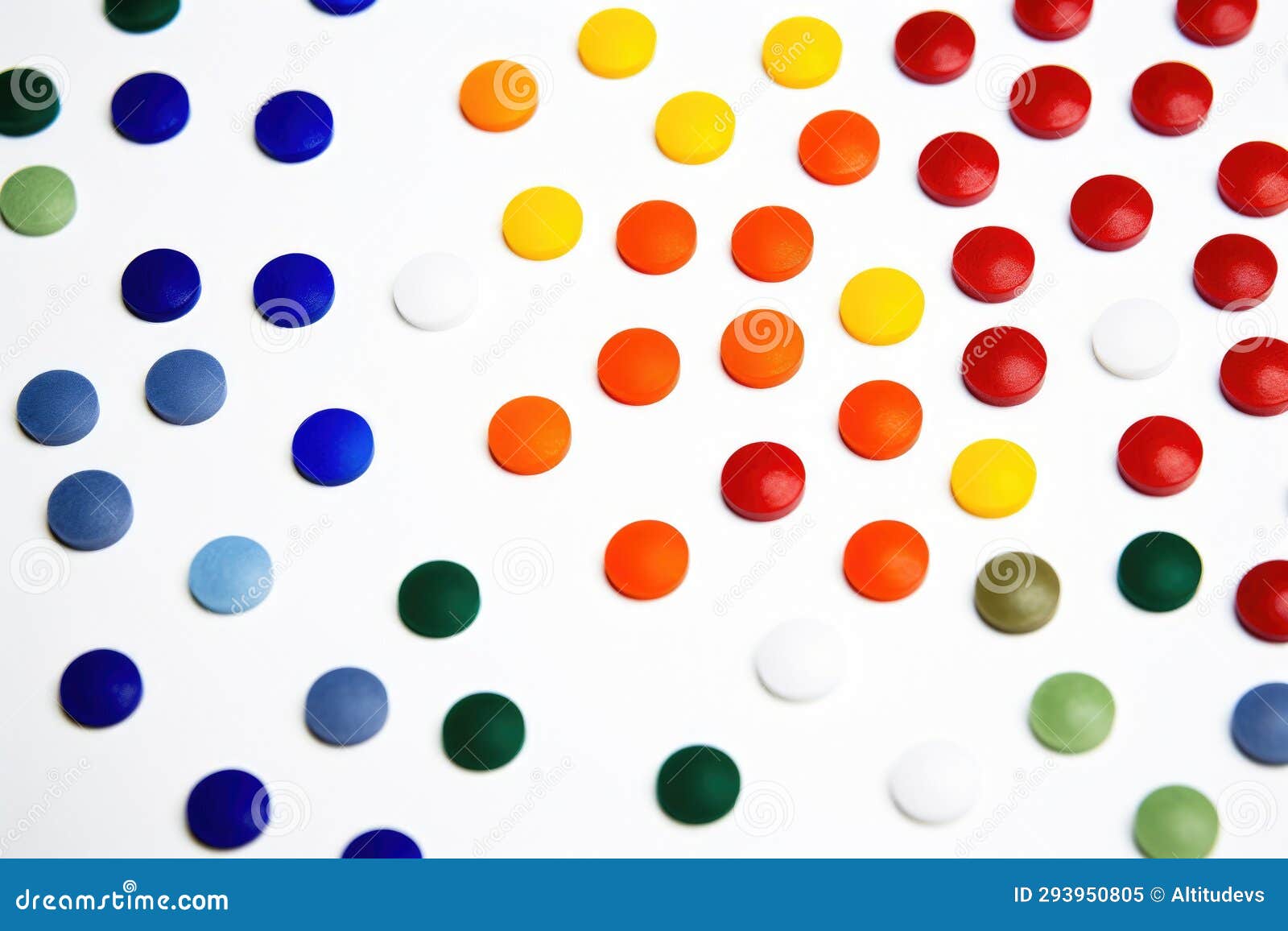 Color Blindness Test with Circles and Dots Stock Image - Image of ...