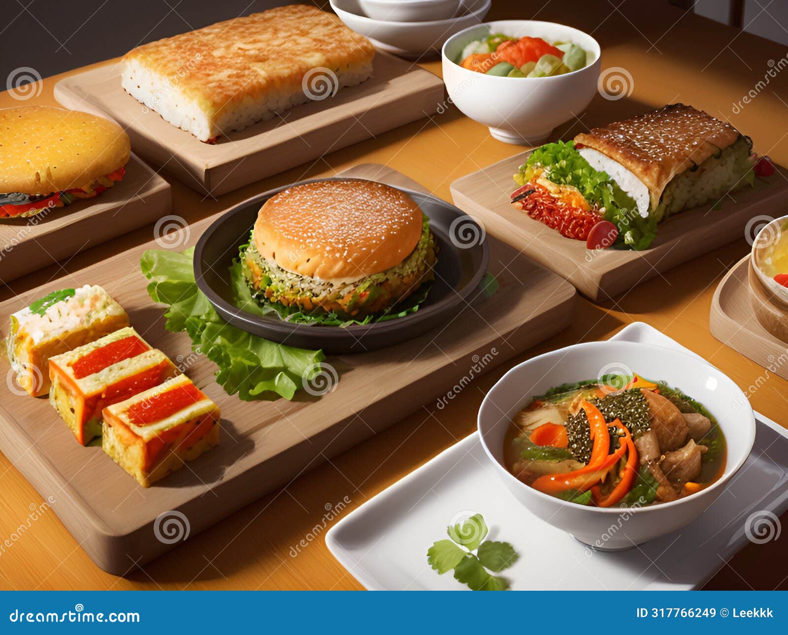 Color Block Background Cartoon Illustration Dreamy Background Design ...