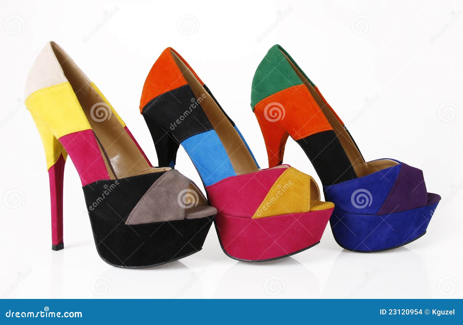 Color block shoes stock photo. Image of dress, beautiful - 23120954