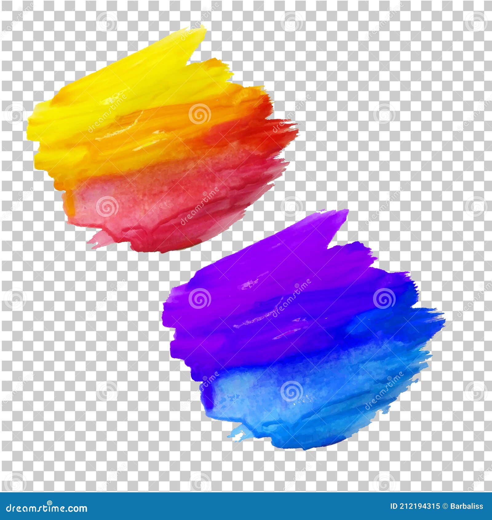 Color Blots Set stock vector. Illustration of blot, discount - 212194315