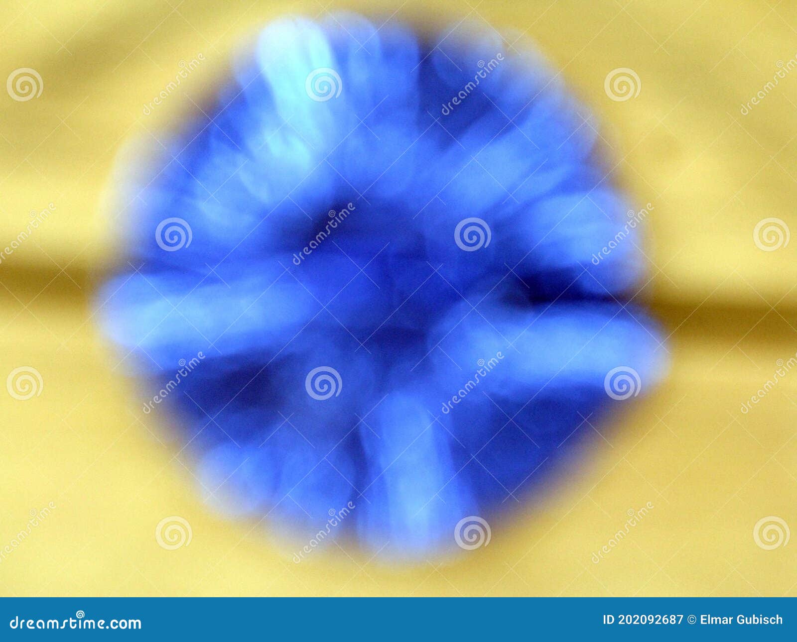 The Color Blue, Associated with Cold and Sadness Stock Image - Image of ...