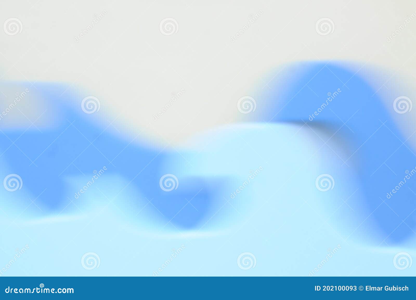 The Color Blue, Associated with Cold and Sadness Stock Image - Image of ...