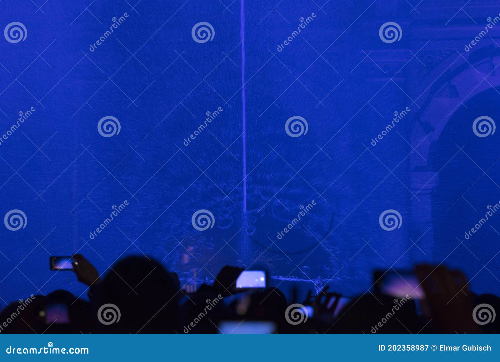 The Color Blue, Associated with Cold and Sadness Stock Image - Image of ...