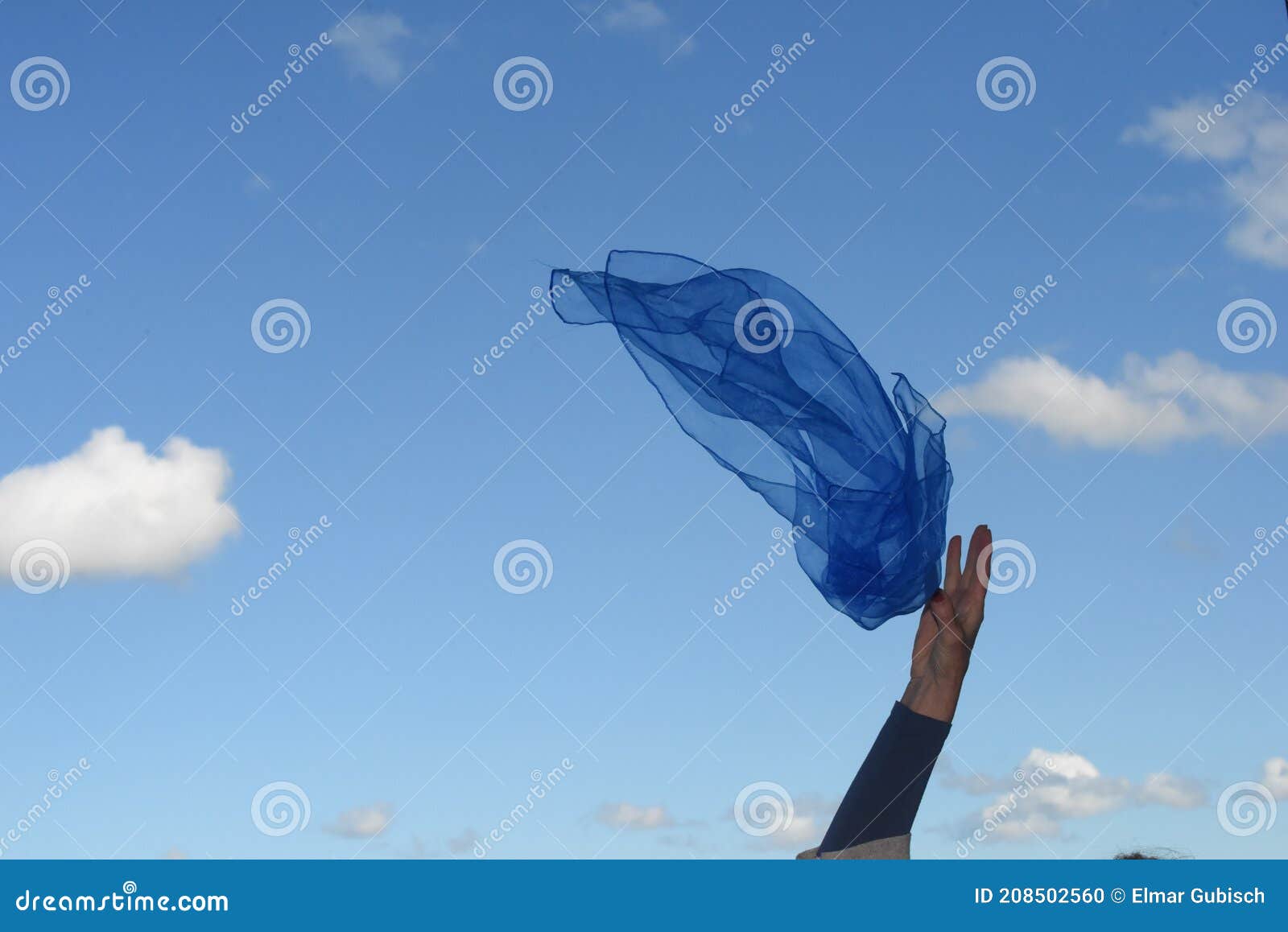 The Color Blue, Associated with Cold and Sadness Stock Photo - Image of ...
