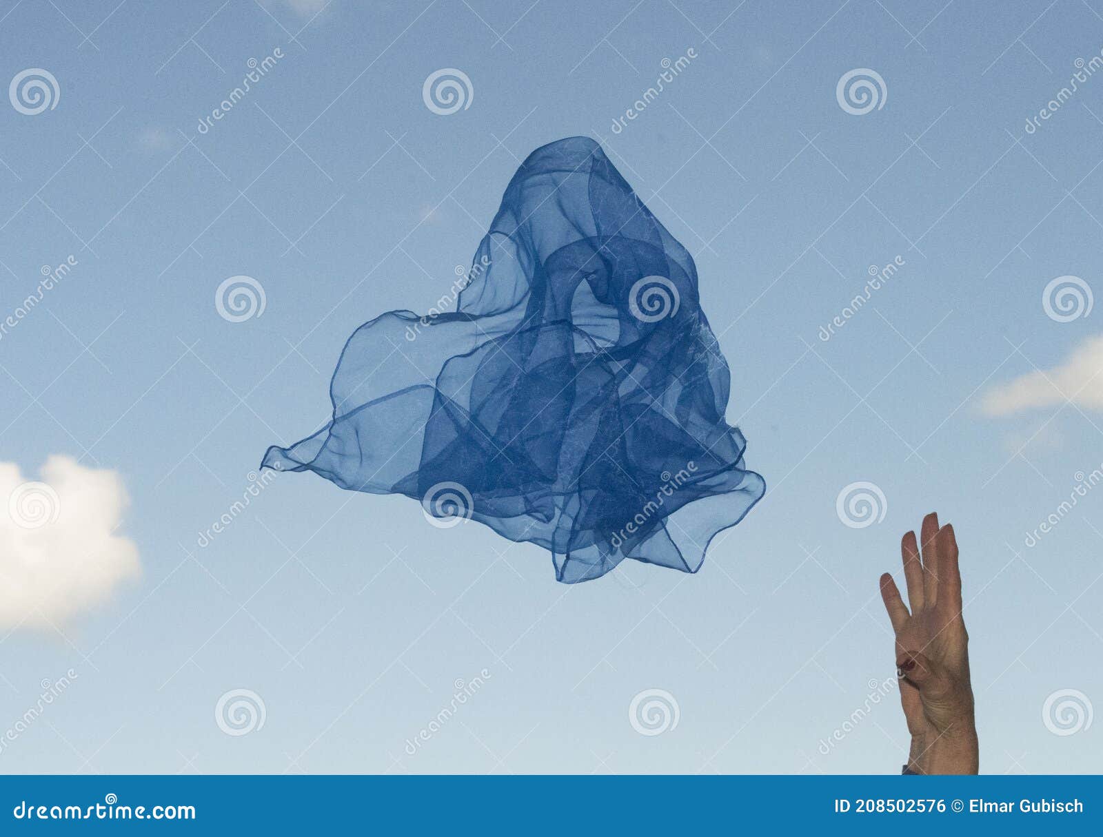 The Color Blue, Associated with Cold and Sadness Stock Photo - Image of ...