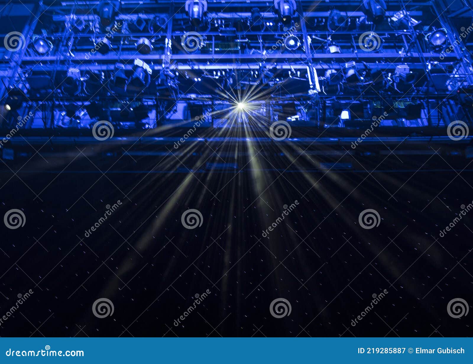 The Color Blue, Associated with Cold and Sadness Stock Image - Image of ...