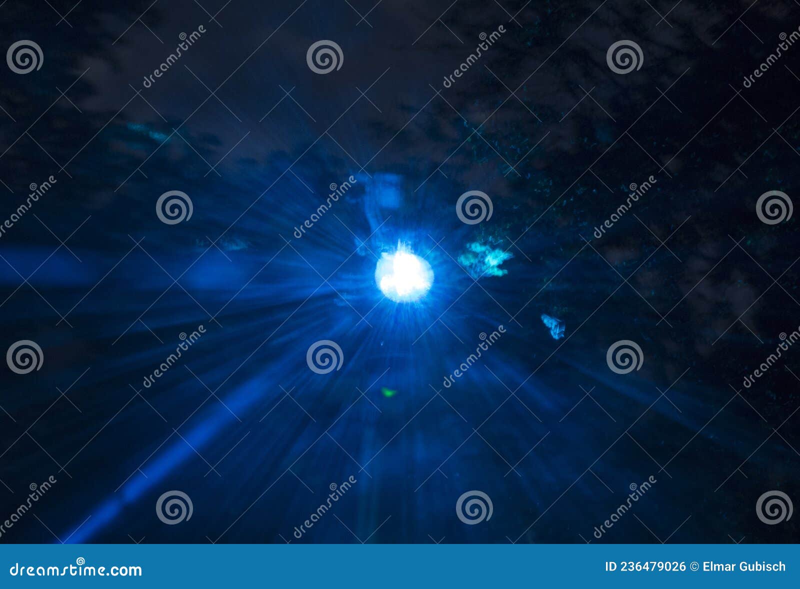 The Color Blue, Associated with Cold and Sadness Stock Photo - Image of ...