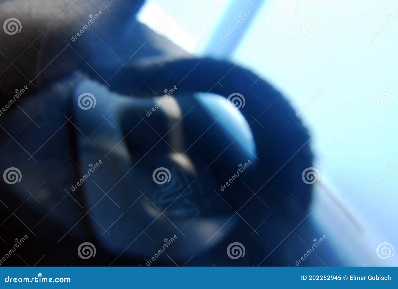 The Color Blue, Associated with Cold and Sadness Stock Illustration ...