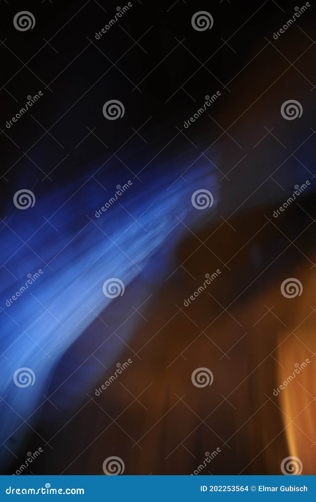 The Color Blue, Associated with Cold and Sadness Stock Photo - Image of ...