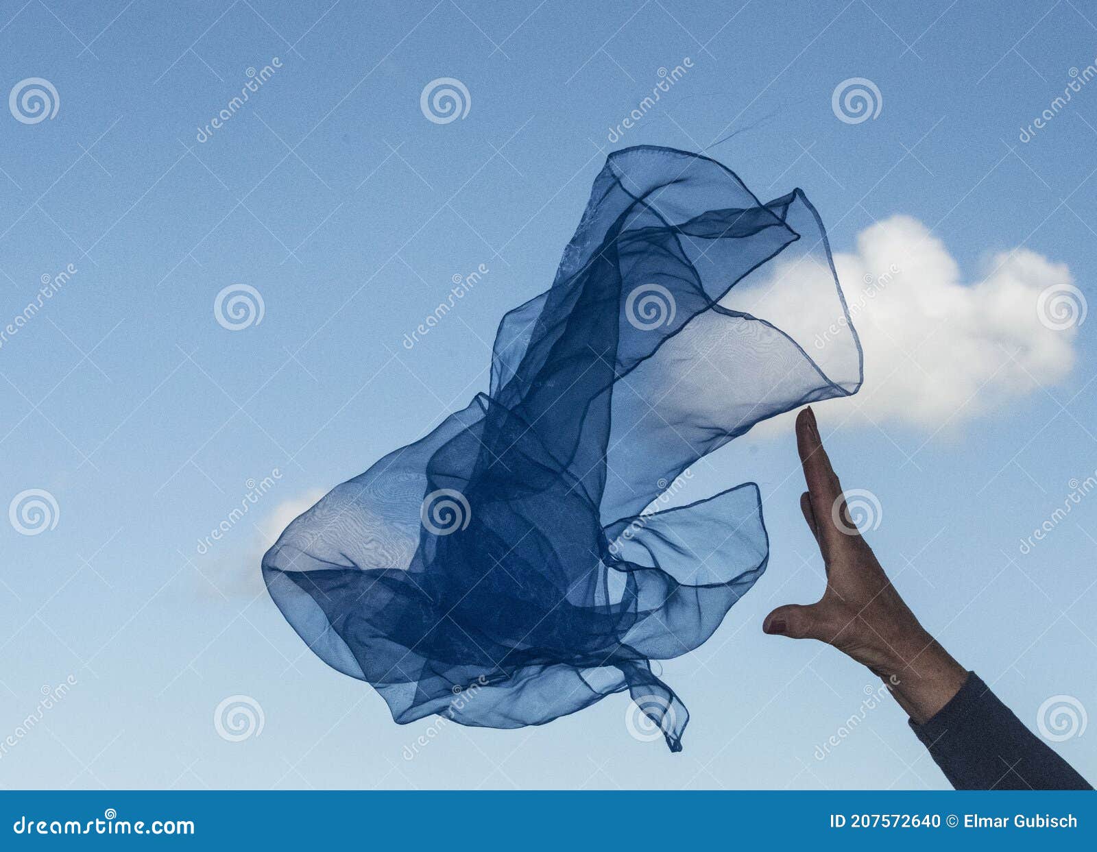 The Color Blue, Associated with Cold and Sadness Stock Photo - Image of ...