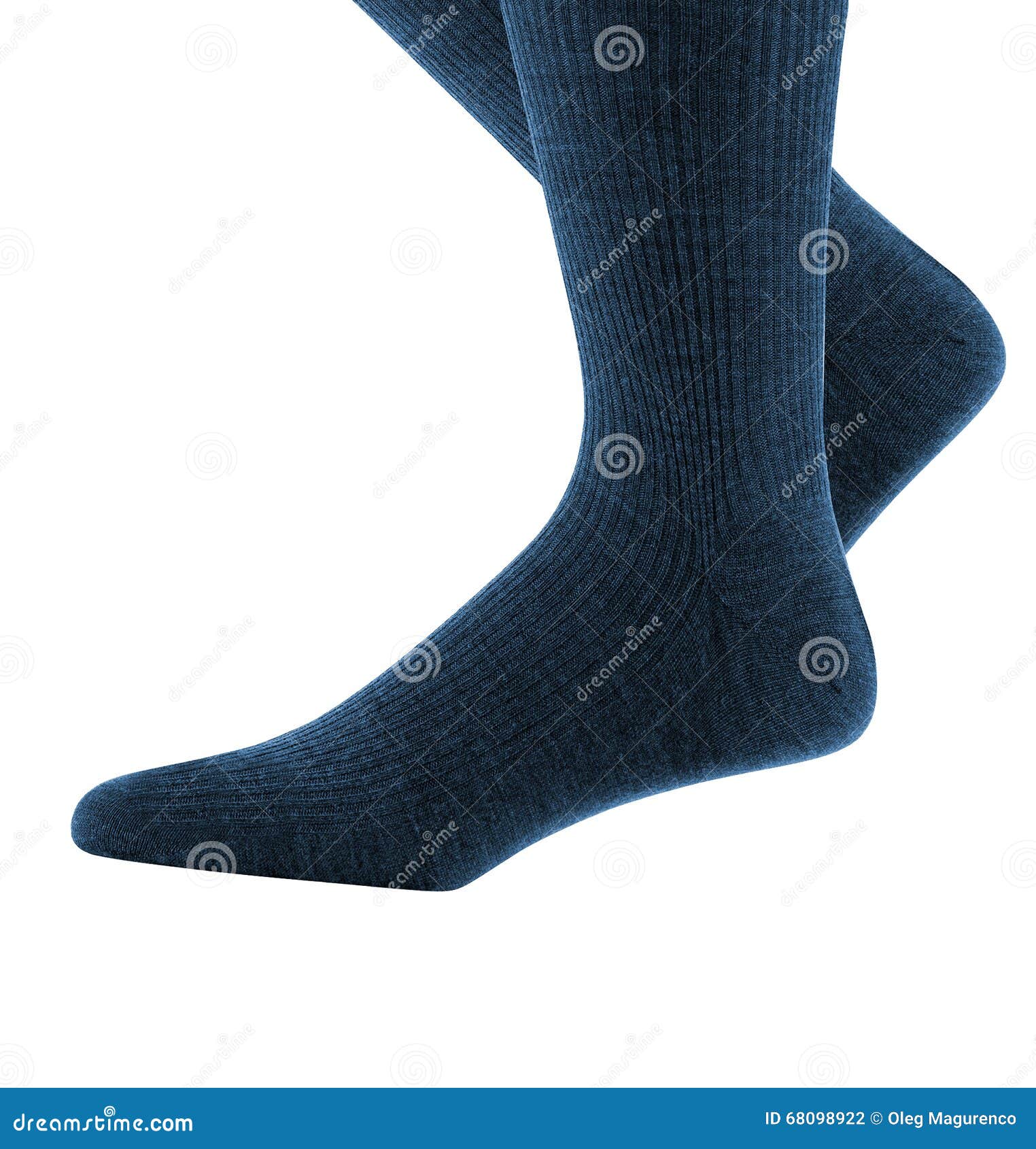 Color Blue Stockings Isolated Stock Photo - Image of fashionable ...