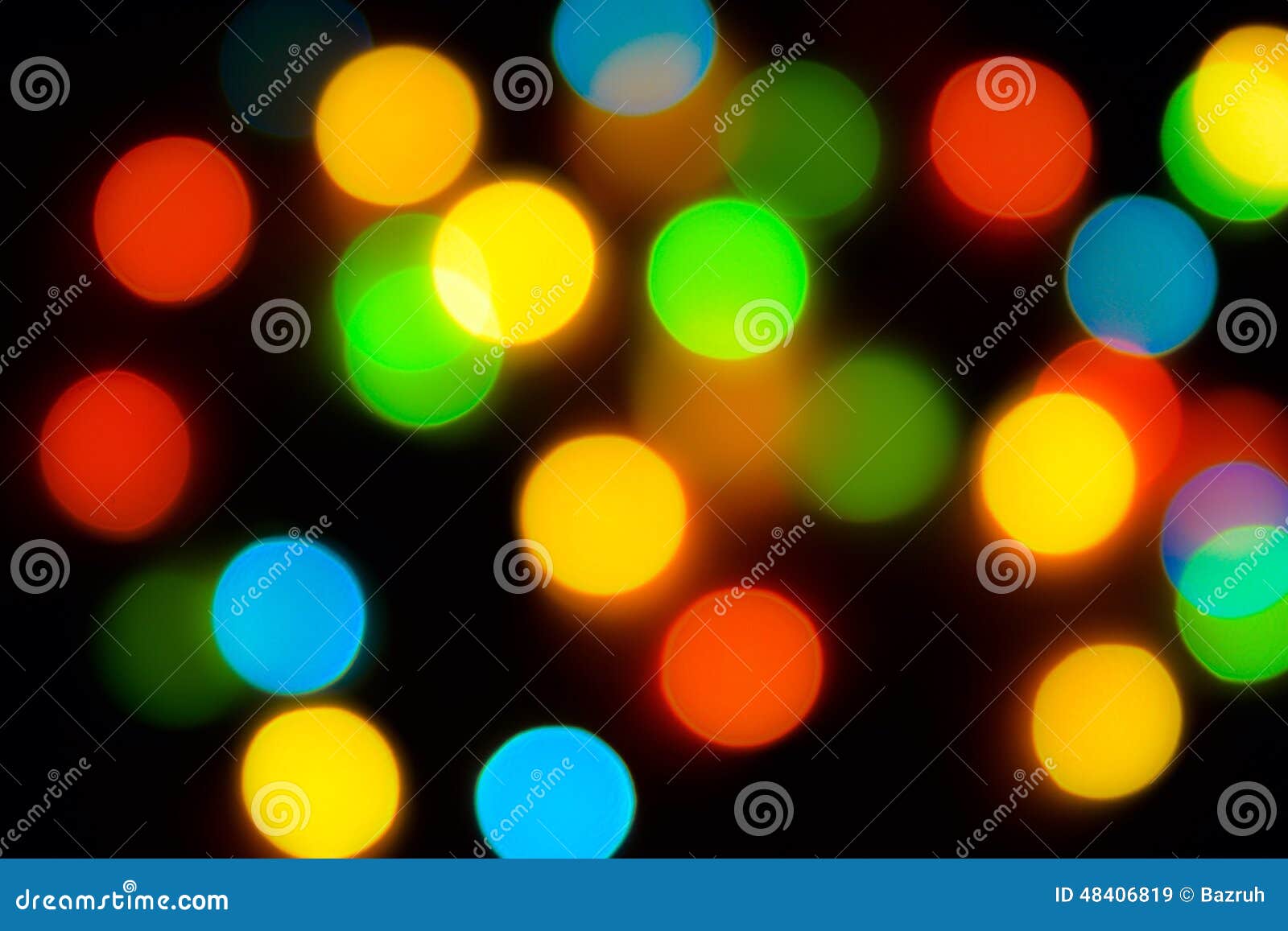 Color bokeh stock image. Image of color, lights, year - 48406819