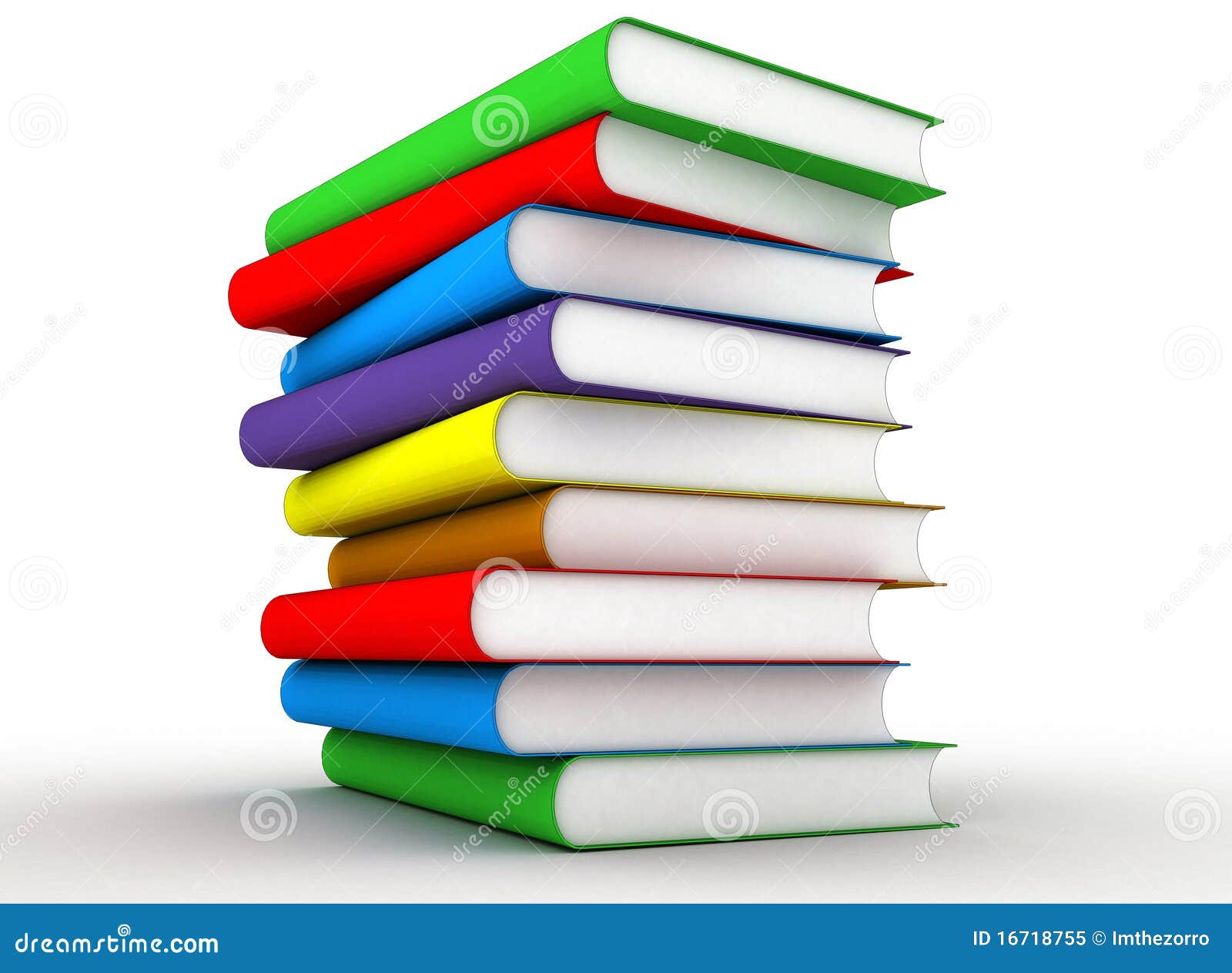 Row Of Color Books Royalty-Free Stock Photo | CartoonDealer.com #21486141