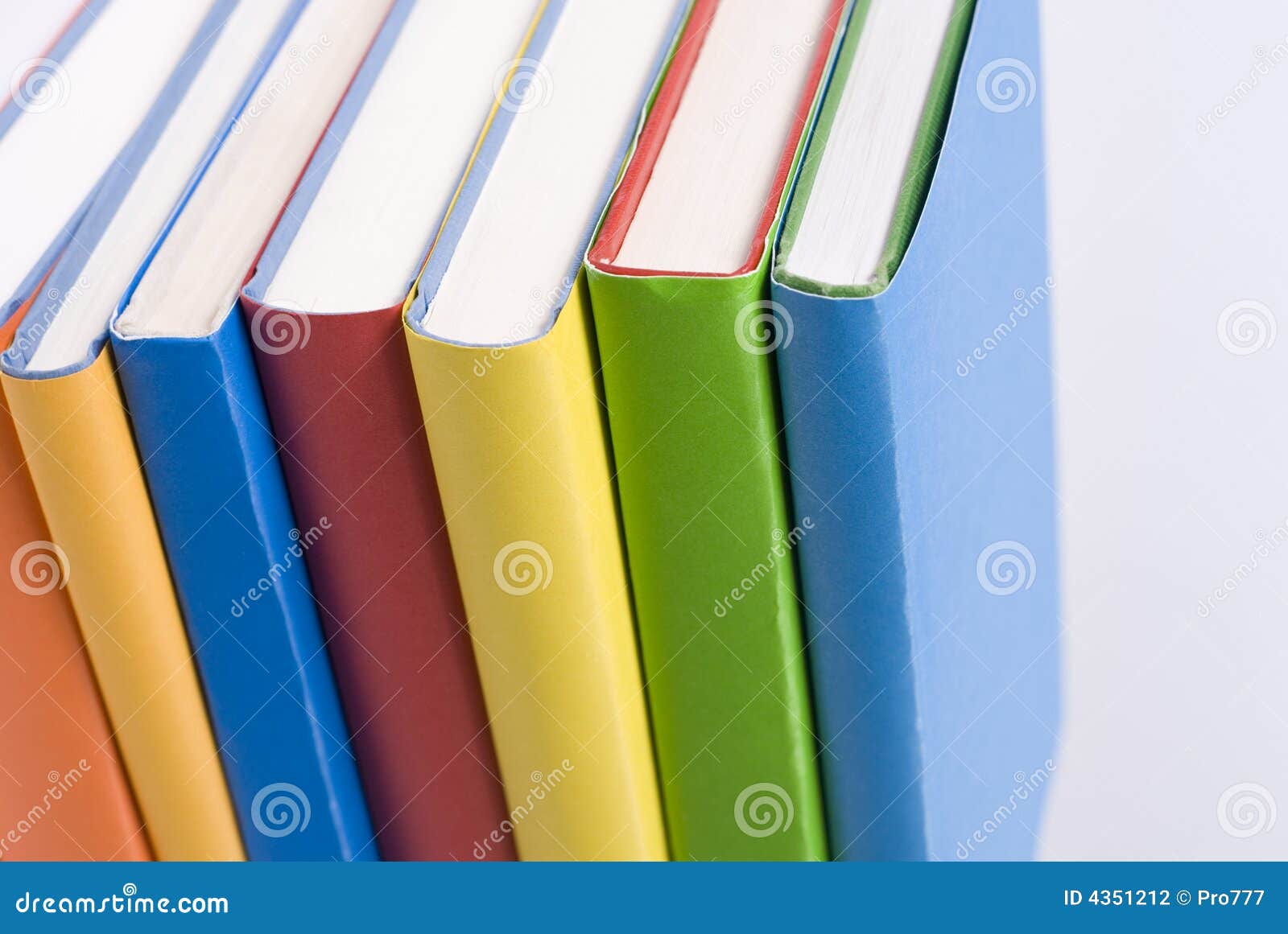 Color books stock photo. Image of books, stack, college - 4351212