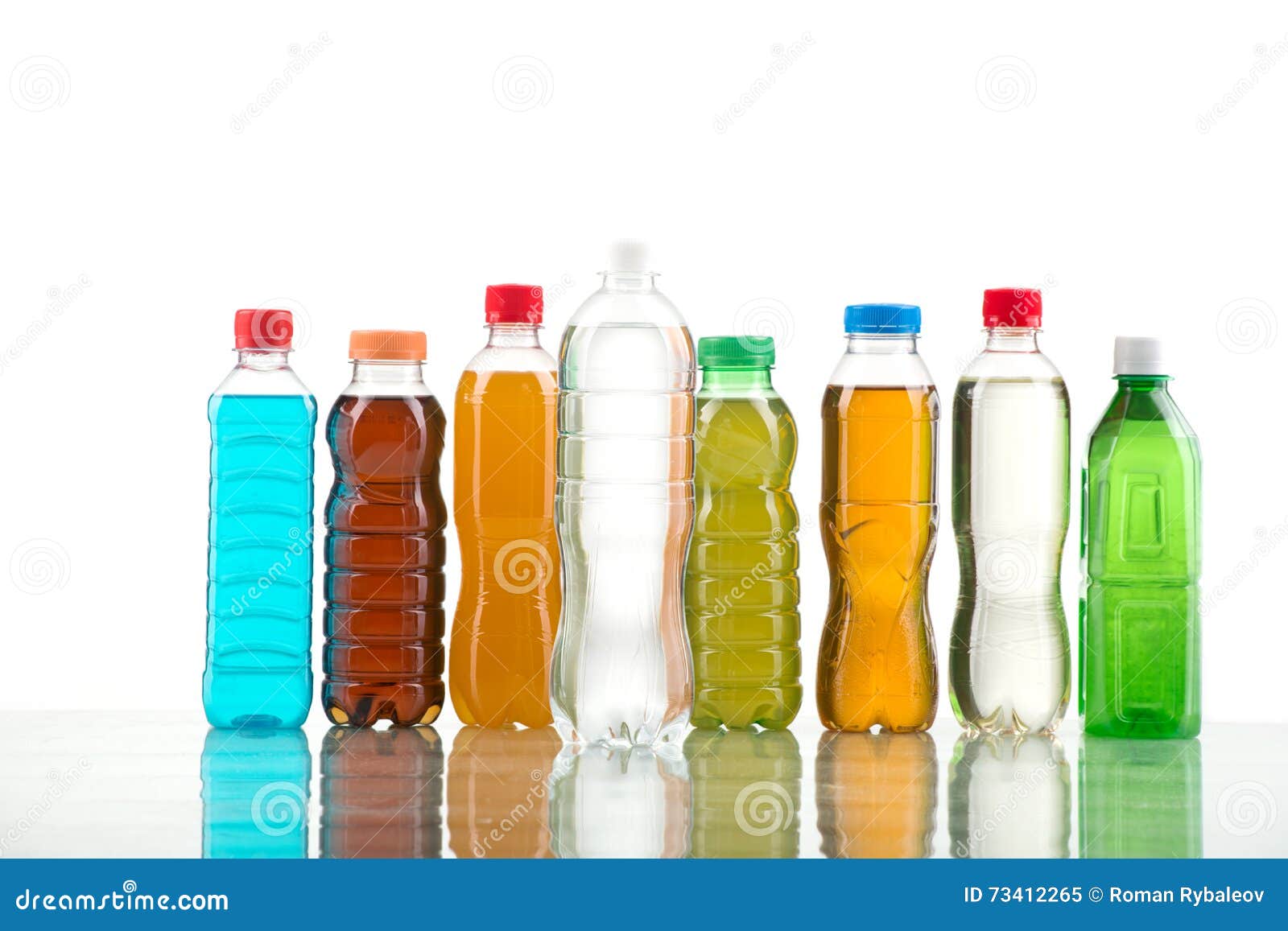 Color Bottle Isolated on a White Stock Image - Image of healthy, color ...
