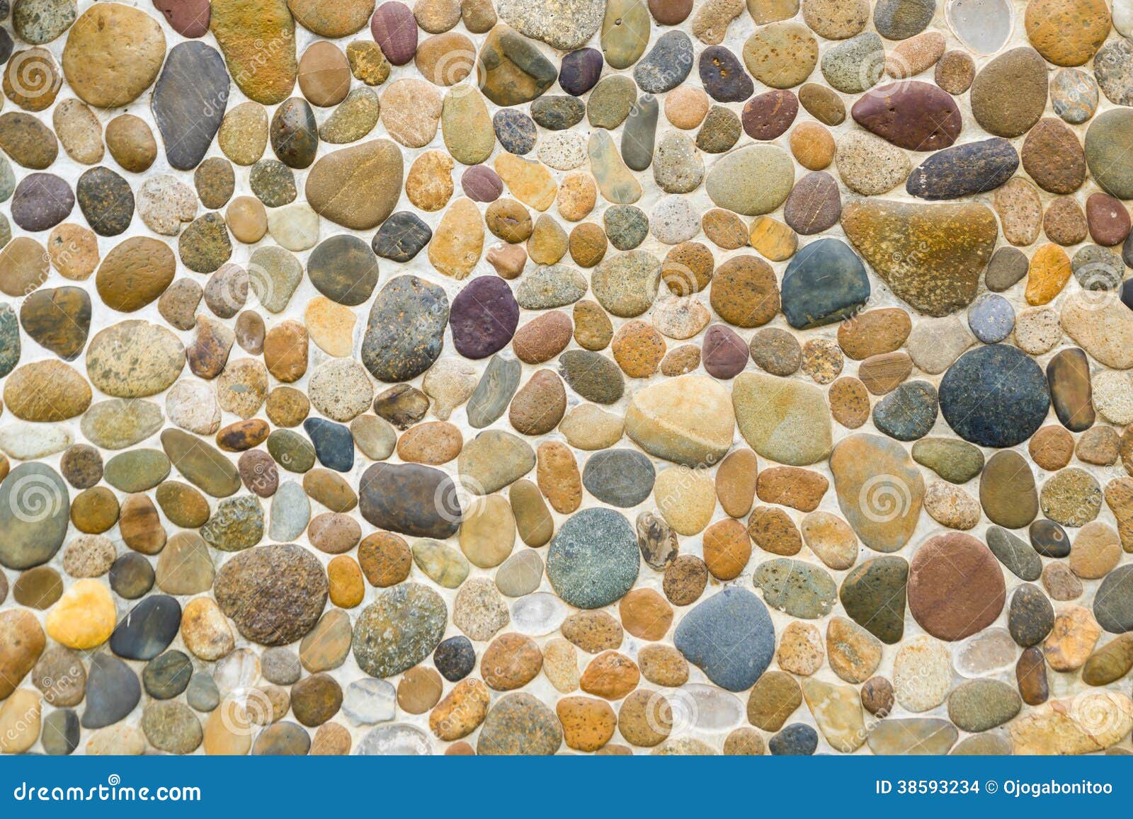 Color boulder on wall stock photo. Image of color, pebble - 38593234