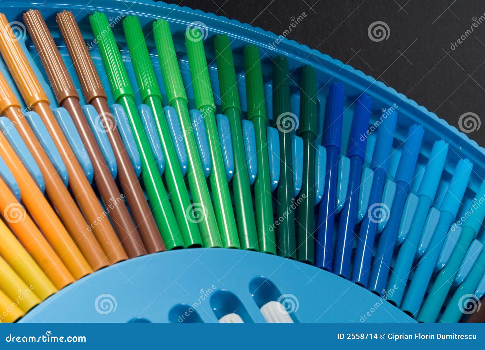 Color box stock photo. Image of rainbow, pencil, colorful - 2558714