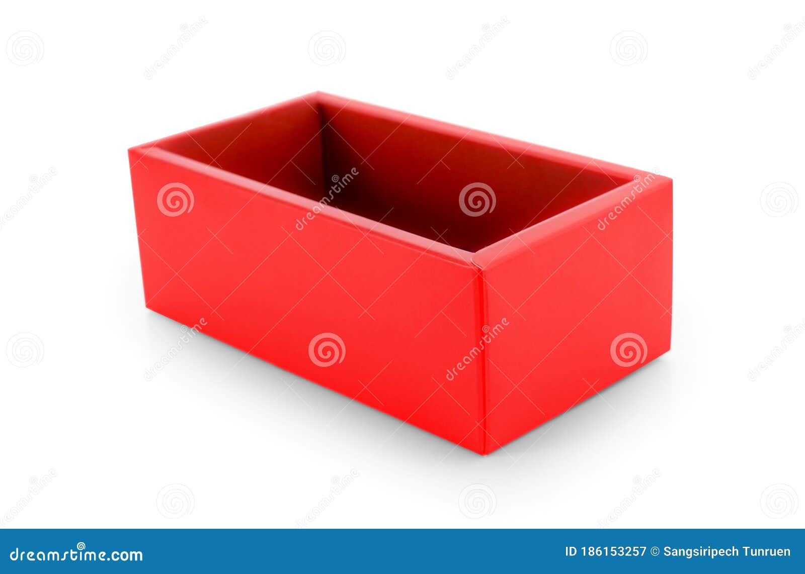 Color Box on White Background Stock Image - Image of holiday, surprise ...