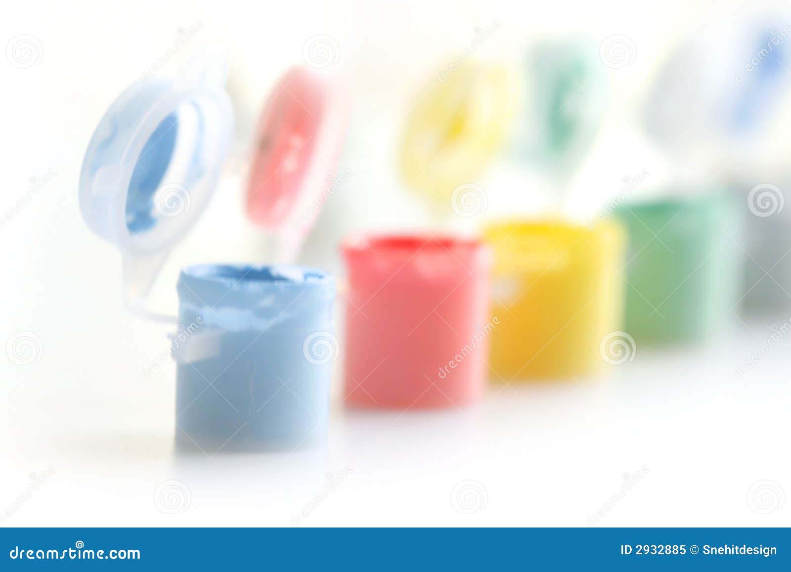 Color Boxes stock image. Image of supplies, brush, variation - 2932885
