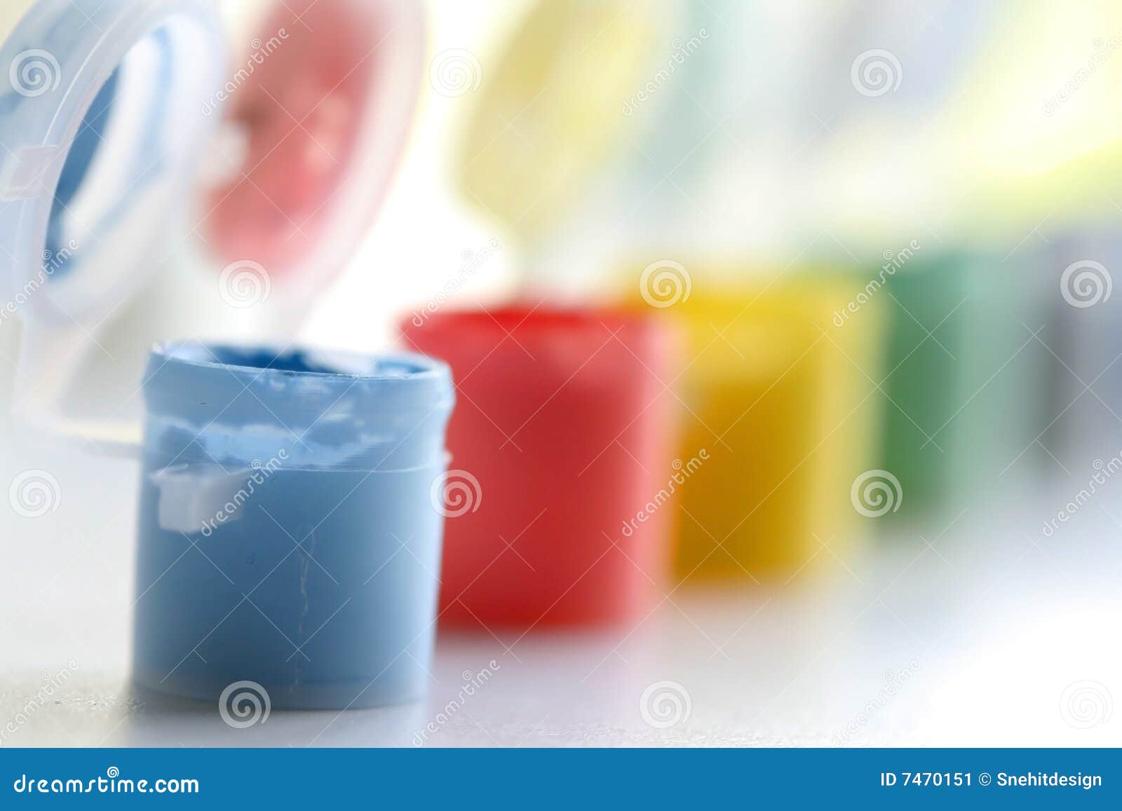 Color Boxes stock image. Image of green, blue, pigment - 7470151