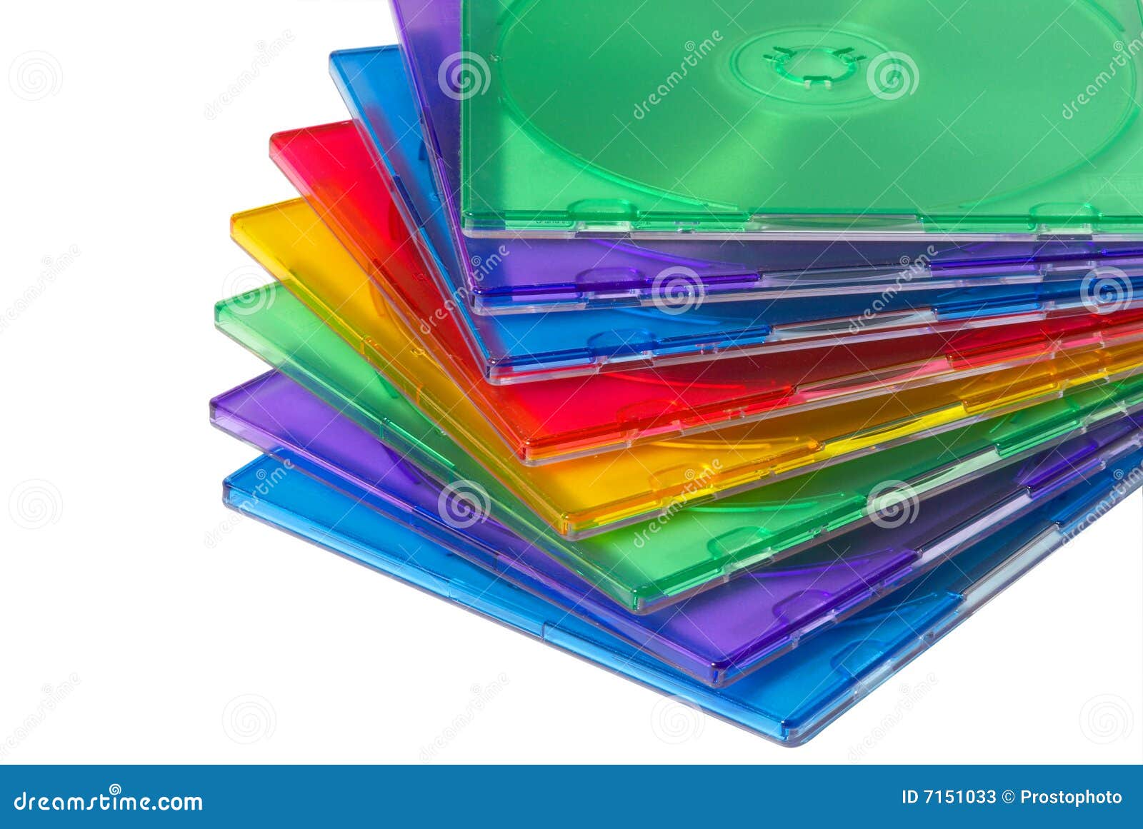 Color Boxes for Computer Compact Disc Stock Image - Image of color ...