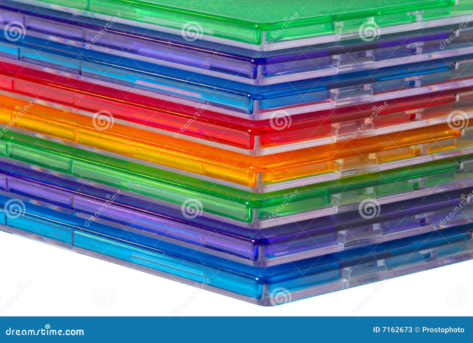Color Boxes for Computer Compact Disc Stock Image - Image of bright ...