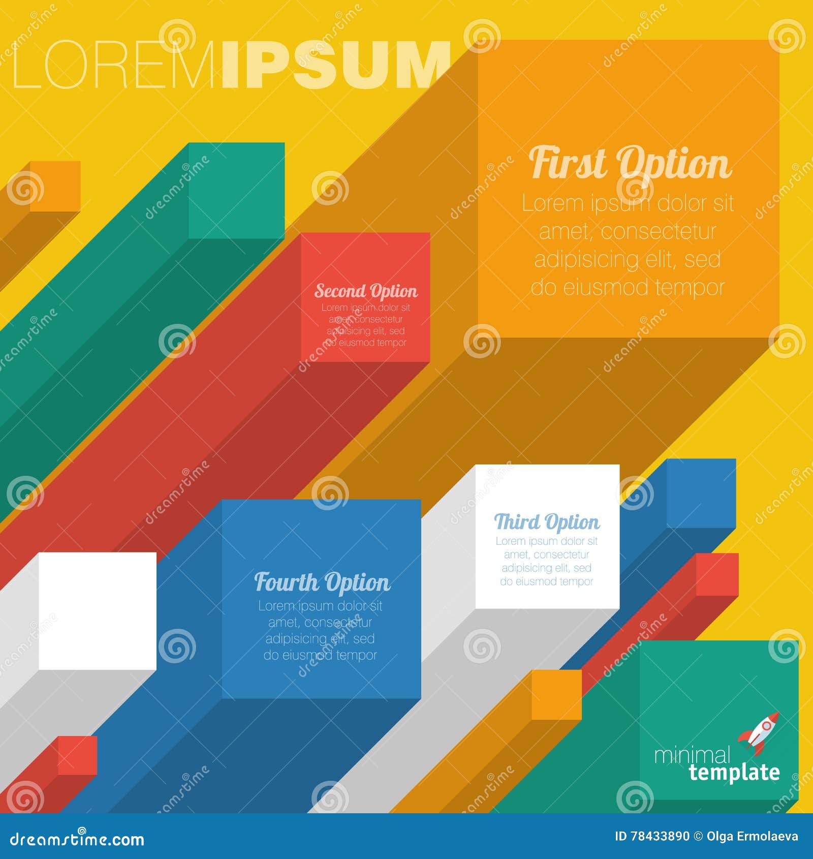 Color boxes framework. stock vector. Illustration of objects - 78433890