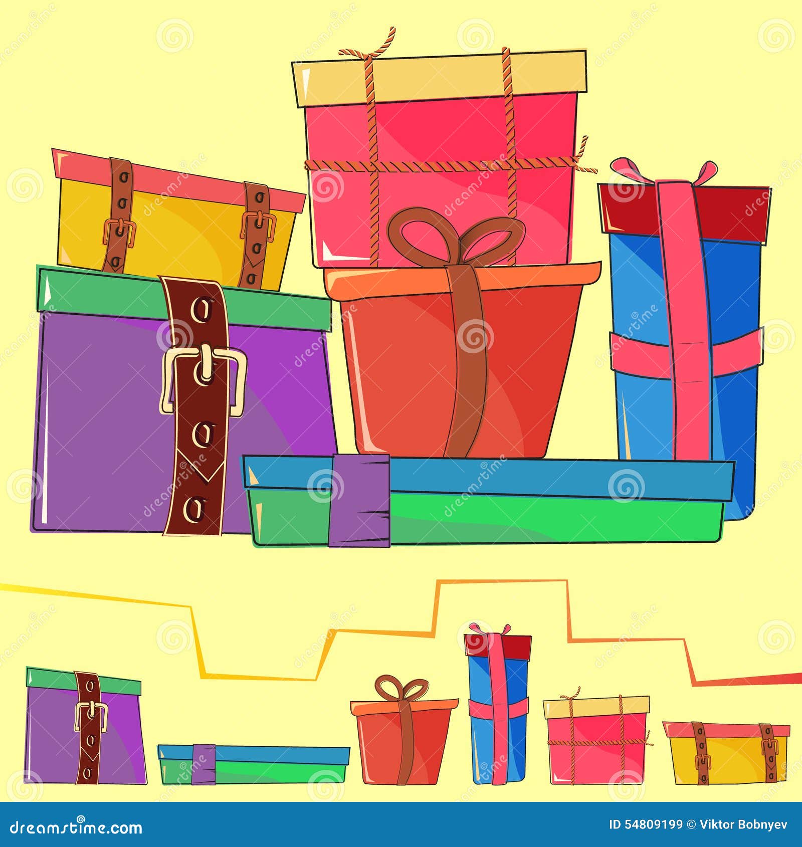 Color boxes stock vector. Illustration of abstract, round - 54809199