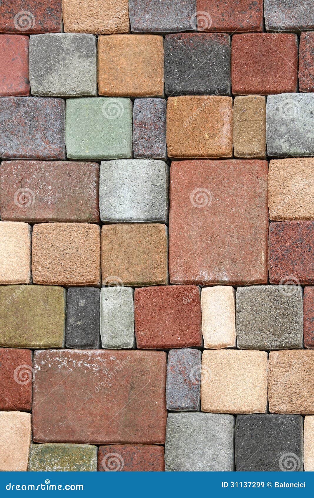Color bricks stock image. Image of brick, bricks, material - 31137299