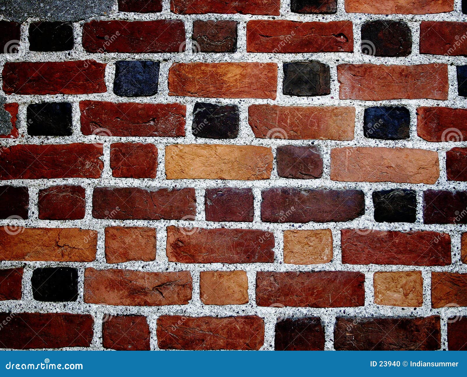 Color bricks wall II stock photo. Image of background, detail - 23940