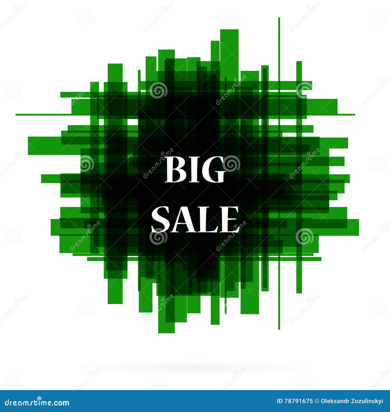 Color Bright Vector Sale Banner on White Stock Vector - Illustration of ...