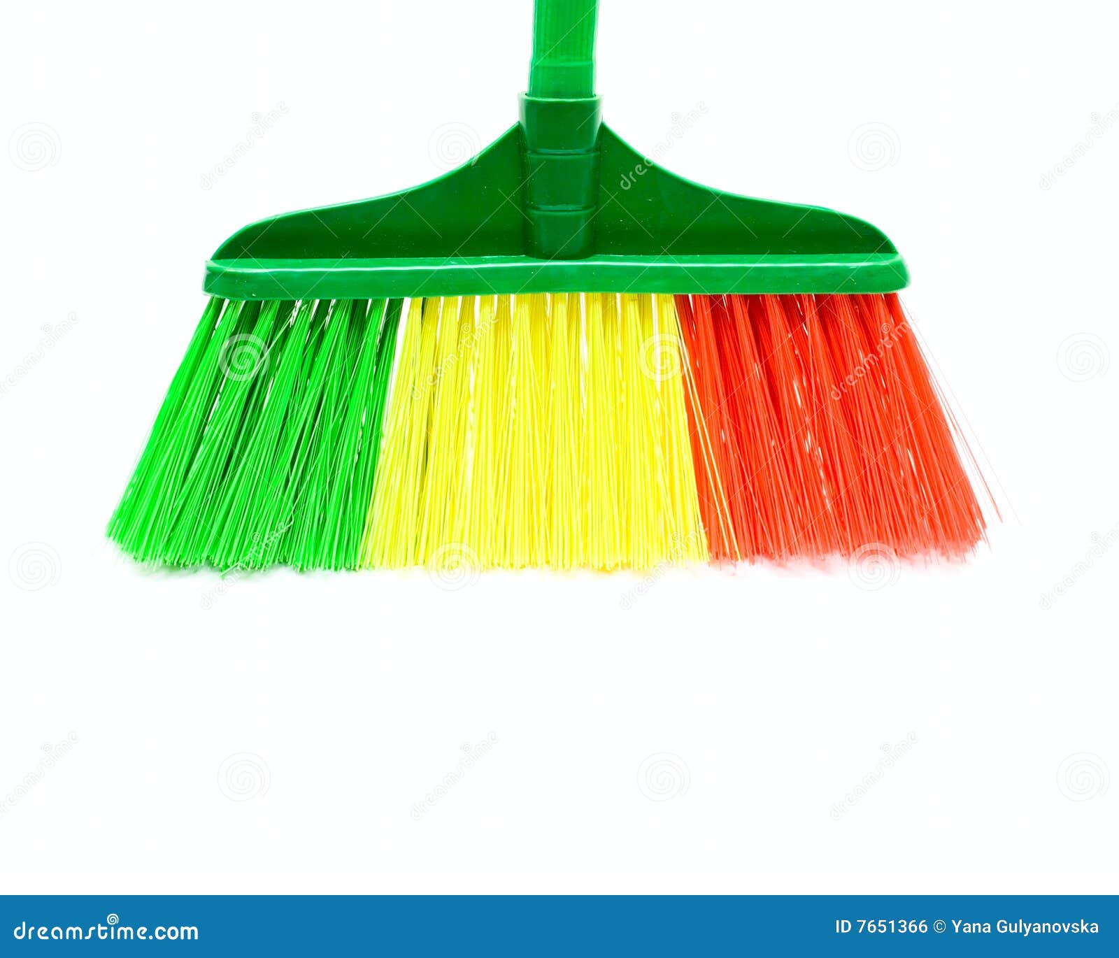 Color Broom stock photo. Image of plastic, neat, clean - 7651366